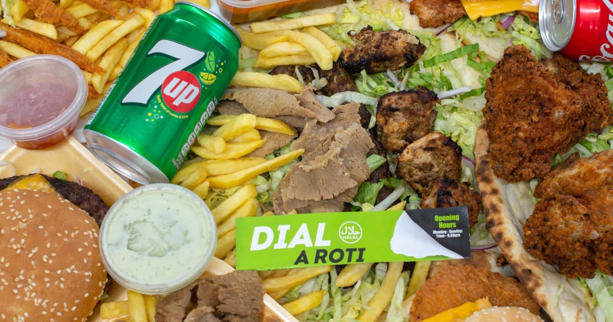 Dial a roti restaurant menu in Bradford - Order from Just Eat
