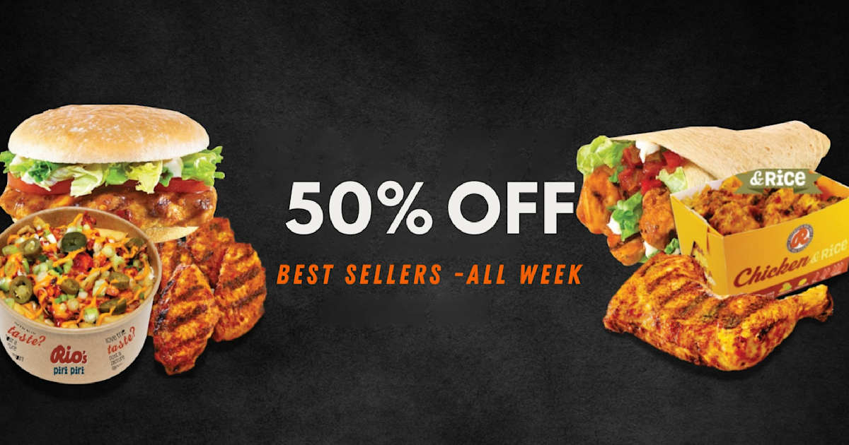 Rio's Piri Piri - Weymouth restaurant menu in Weymouth - Order from ...