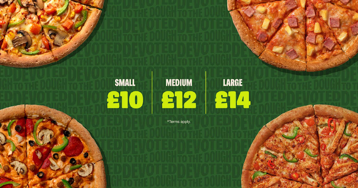 Papa Johns - Shrewsbury restaurant menu in Shrewsbury - Order from Just Eat