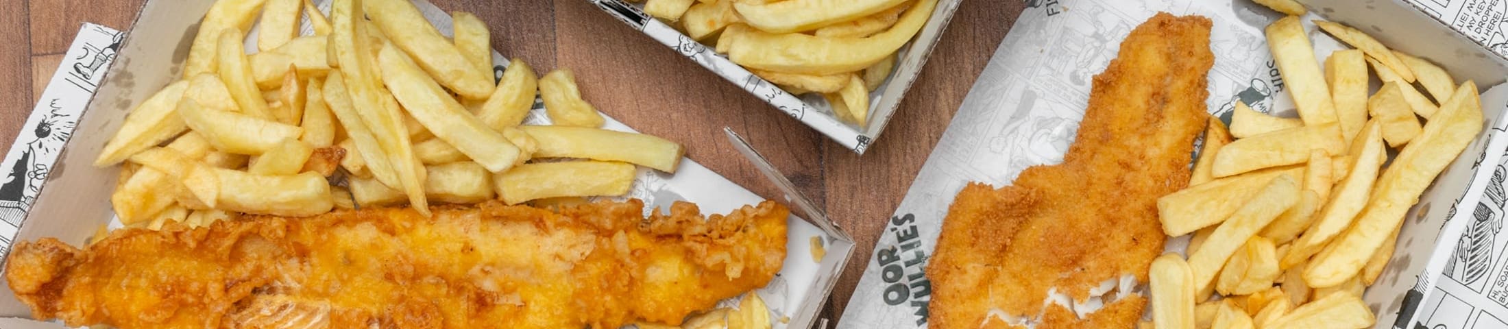 Oor Wullie's Braw Fish & Chips restaurant menu in Aberdeen - Order from ...