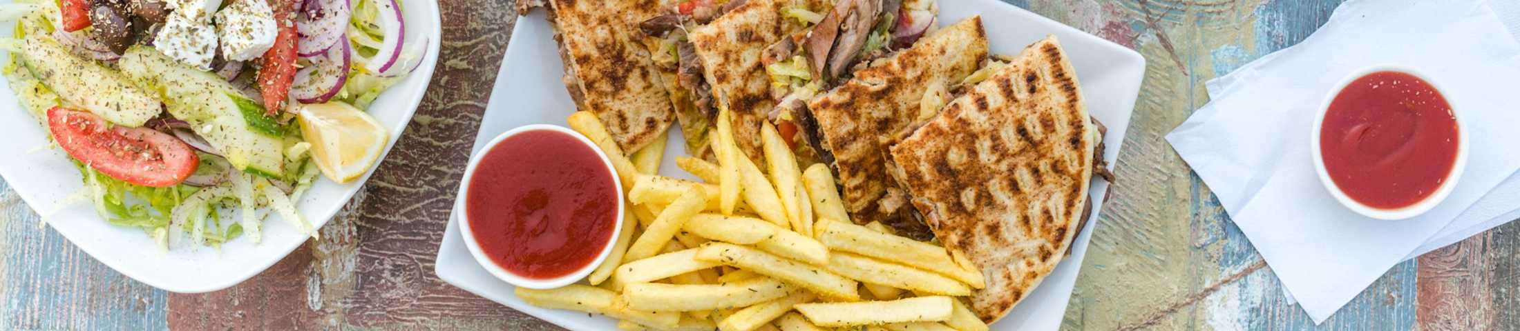 The Greek Pitta restaurant menu in Luton - Order from Just Eat
